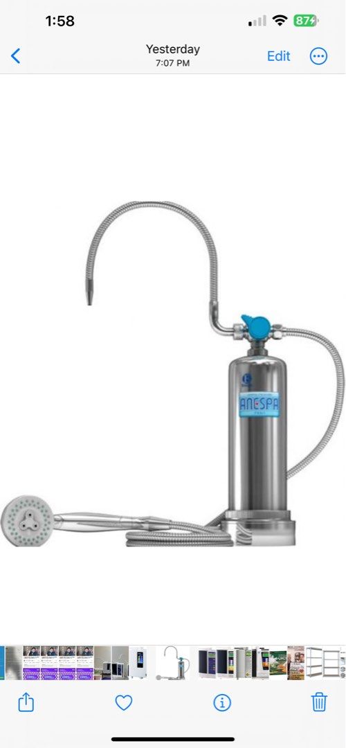 Anespa DX Mineral Ion Water Activator With twin cartridge system, TV ...