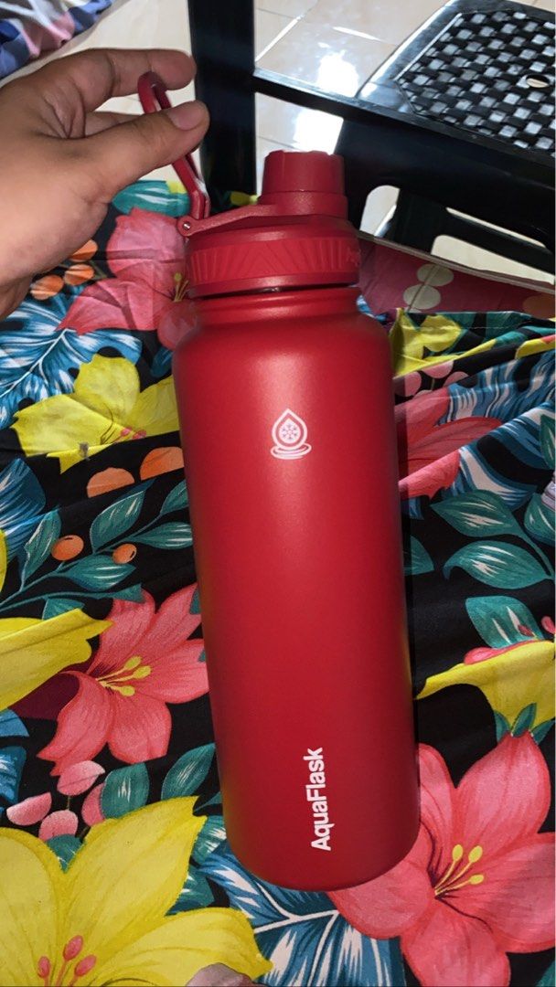 Aquaflask Cherry Red 40oz, Furniture & Home Living, Kitchenware ...