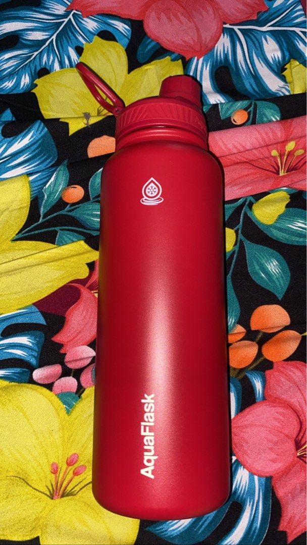 Aquaflask Cherry Red 40oz, Furniture & Home Living, Kitchenware ...