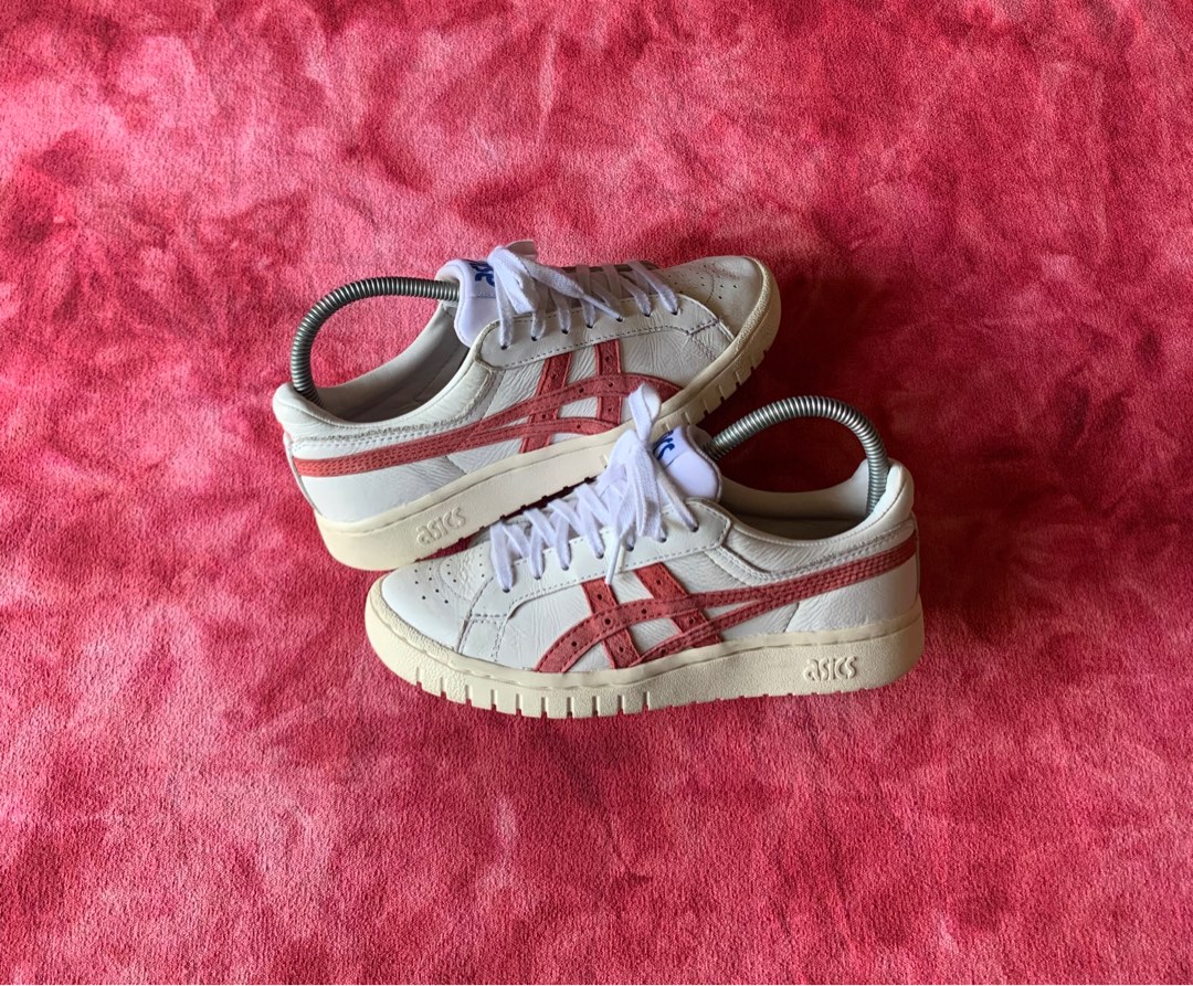 Asics Gel Ptg White Red On Carousell
