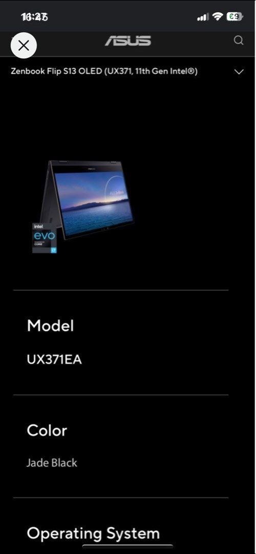 Asus 13 inch 4K oled windows laptop UX371EA, Computers & Tech, Laptops ...