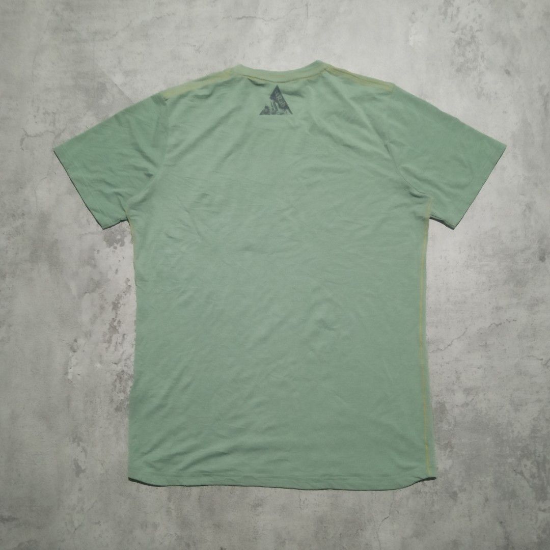 baju kaos outdoor hiking gunung Rab hijau bekas second branded preloved ...