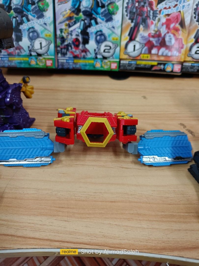 Bandai Minipla Power ranger super sentai Uchu Sentai Kyuranger megazord ...