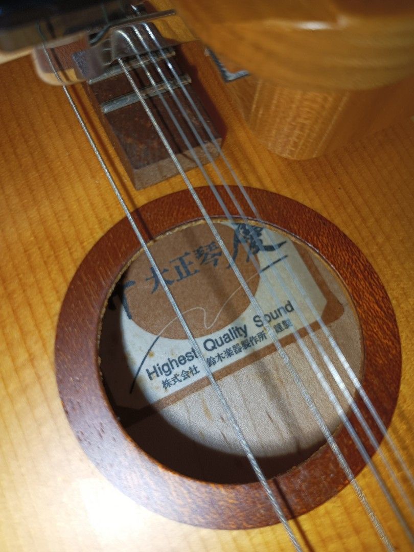 Beautiful Suzuki Taisho Goto/koto Japanese Guitar with Pick up | Suzuki ...