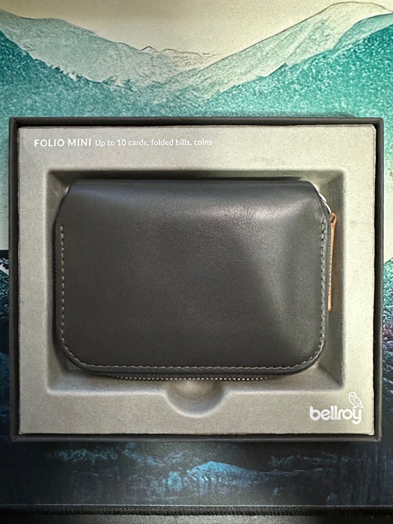 Bellroy Folio Mini - Charcoal Cobalt, Men's Fashion, Watches ...