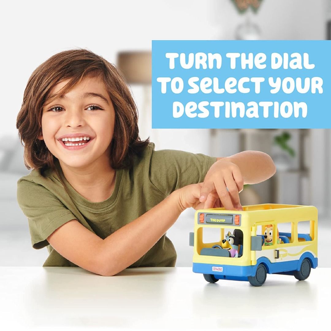 Bluey's Bus Play Set with Bluey and Bingo Figures, Hobbies & Toys, Toys ...