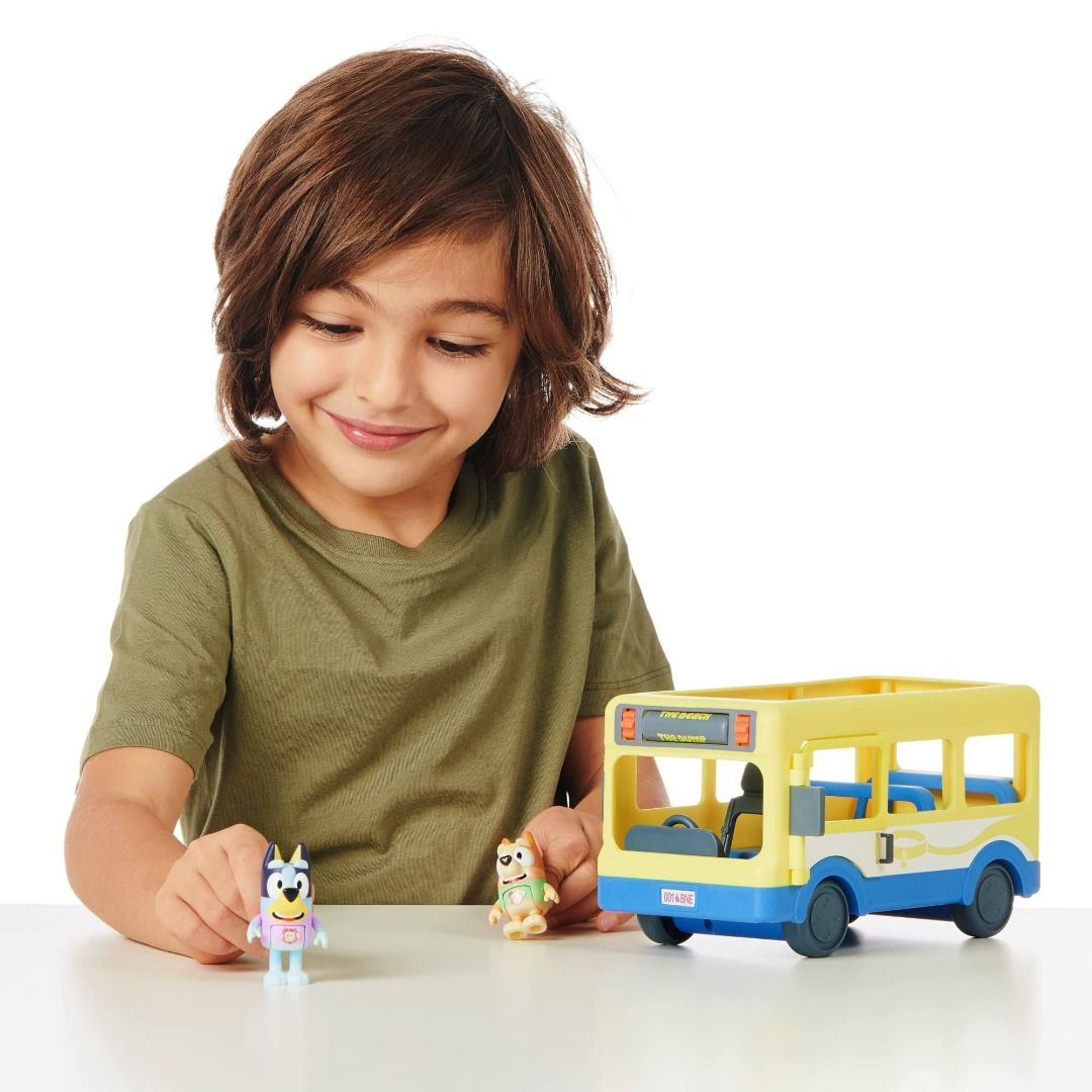 Bluey's Bus Play Set with Bluey and Bingo Figures, Hobbies & Toys, Toys ...
