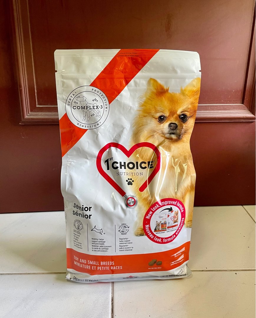 BNIP 1st Choice Nutrition Dog Senior - Chicken Toy & Small Breeds 2 kg ...