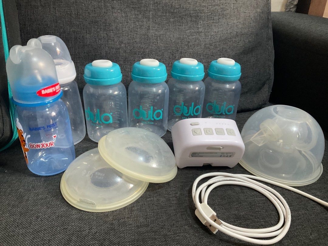 Breastfeeding Pump Set, Babies & Kids, Nursing & Feeding, Breastfeeding ...