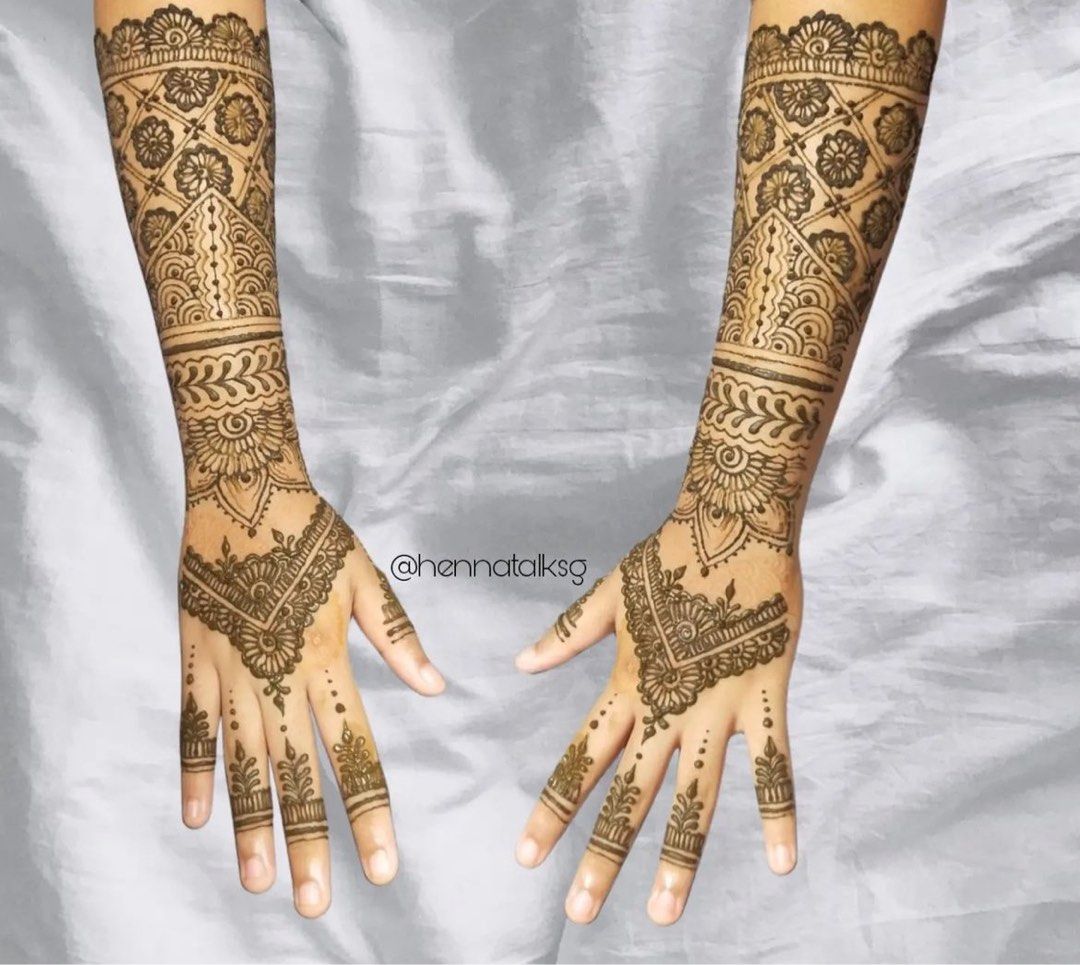 Bridal Henna & Henna Party (Mehndi), Beauty & Personal Care, Hands ...