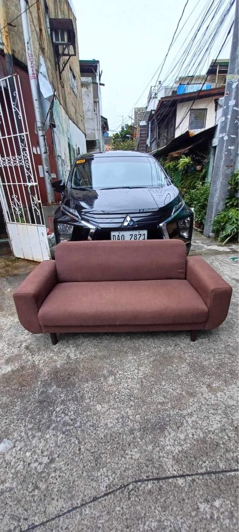 brown sofa Japan surplus on Carousell