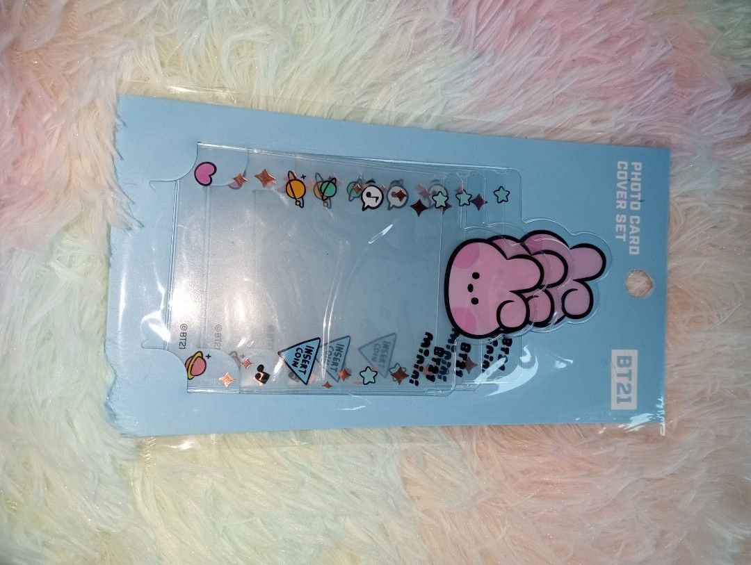 Bt21 Minini Photo Card Cover set chimmy and cooky available on Carousell