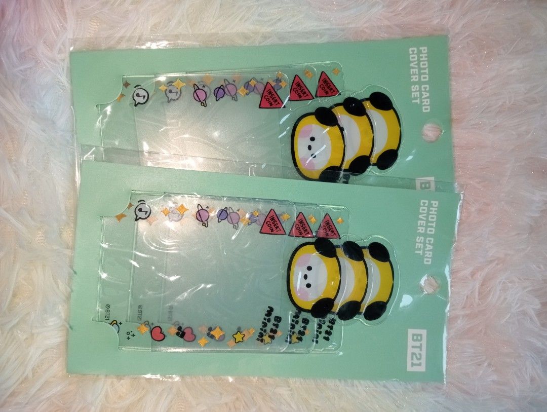 Bt21 Minini Photo Card Cover set chimmy and cooky available on Carousell