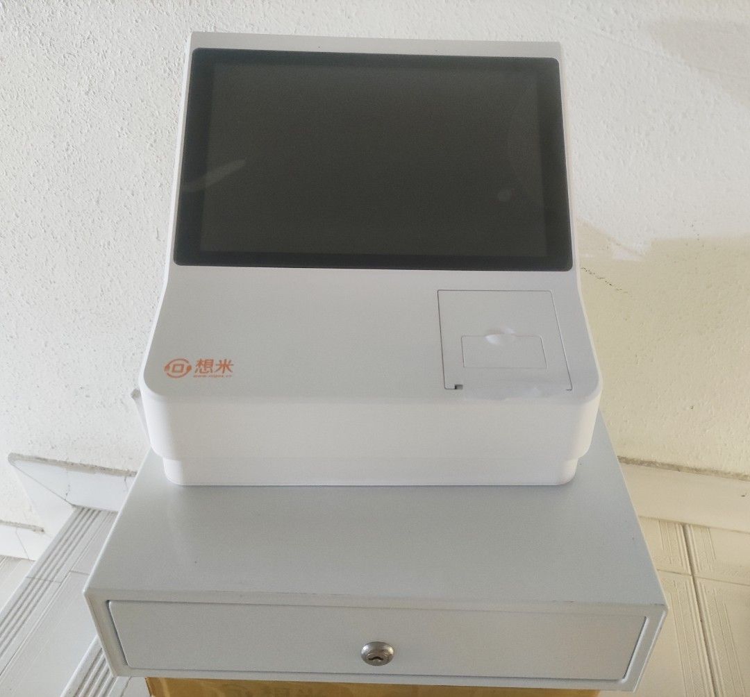 Cashier machine with 10inch touch screen money drawer and touch screen ...