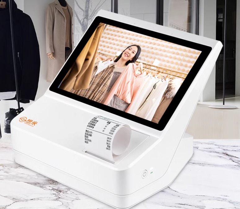 Cashier machine with 10inch touch screen money drawer and touch screen ...