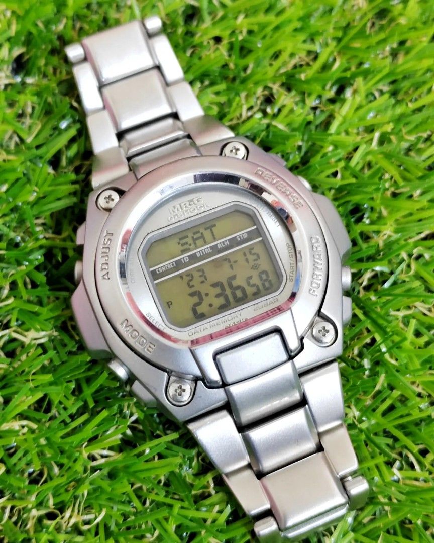 Casio g shock steel Mrg-200 digital watch, Men's Fashion, Watches ...
