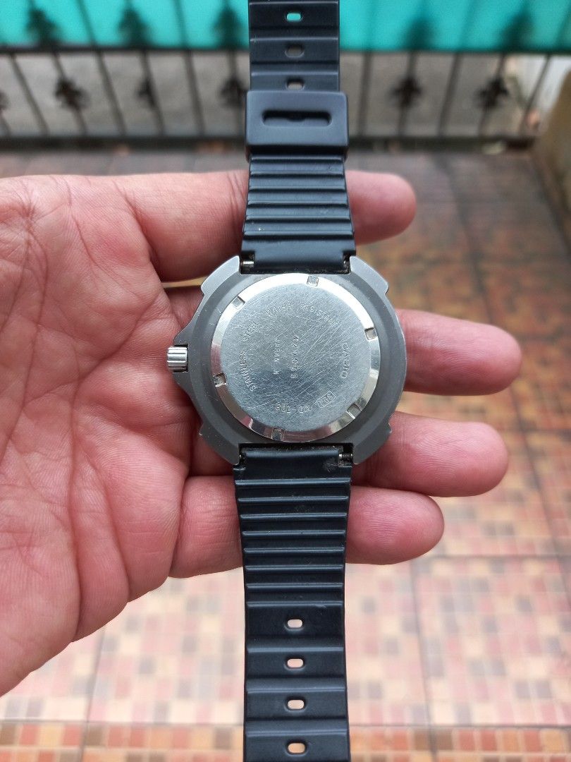 Casio Tuna MD703 vintage seiko citizen orient diver, Fesyen Pria, Jam ...