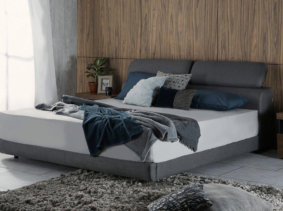 Cellini Apollo Bedframe With Storage And Adjustable Headboard ...