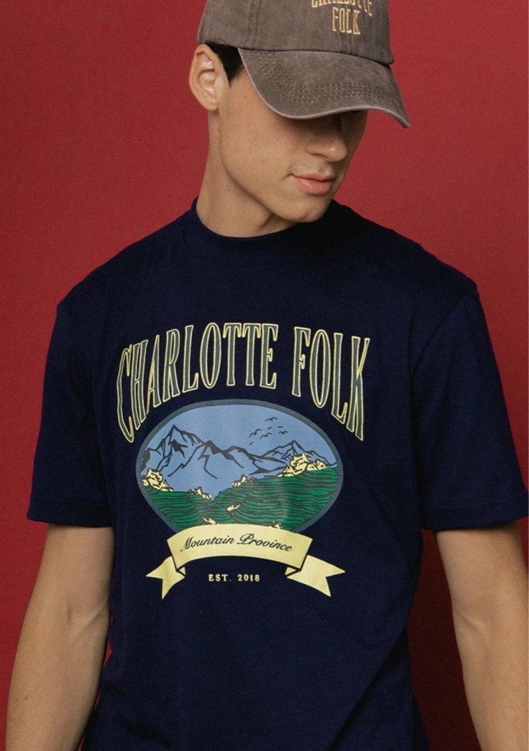 Charlotte Folk CF18 Tee on Carousell