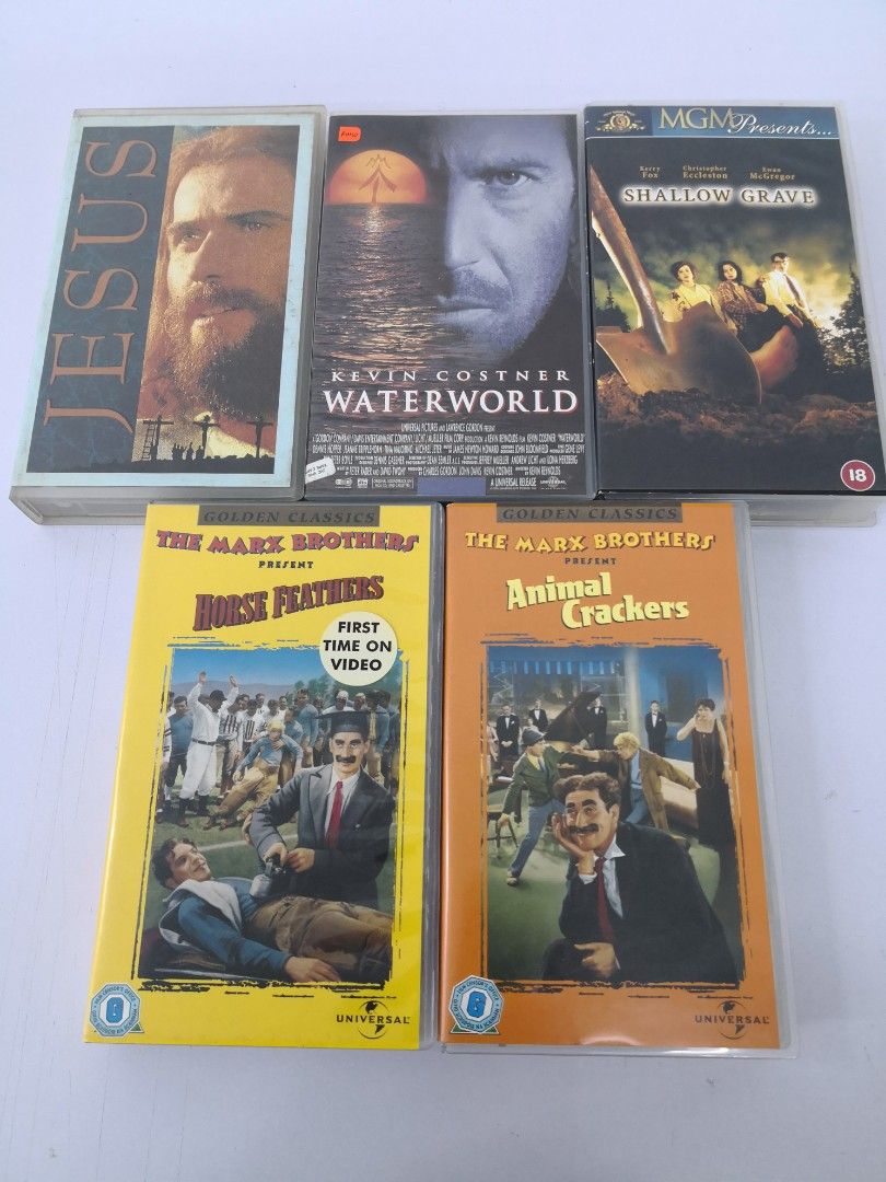 Classic Titles Vhs Tape Cassette Assorted Vcr Video Home System Movie Entertainment Biography ...