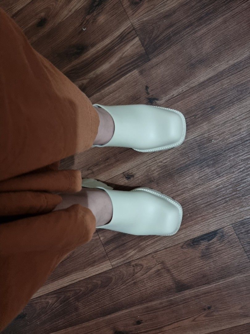 CLN Platform Mules in Bone Color, Women's Fashion, Footwear, Wedges on ...