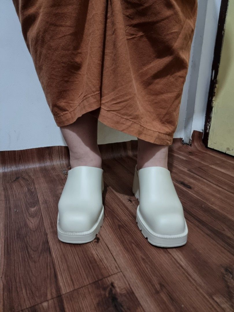 CLN Platform Mules in Bone Color, Women's Fashion, Footwear, Wedges on ...