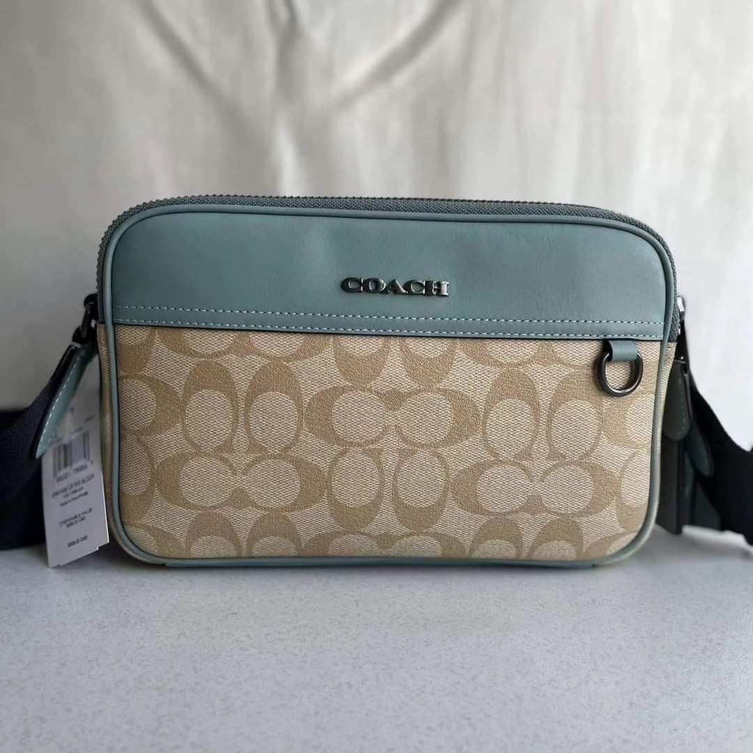 Coach Graham Crossbody in colorblock signature canvas, Luxury, Bags ...