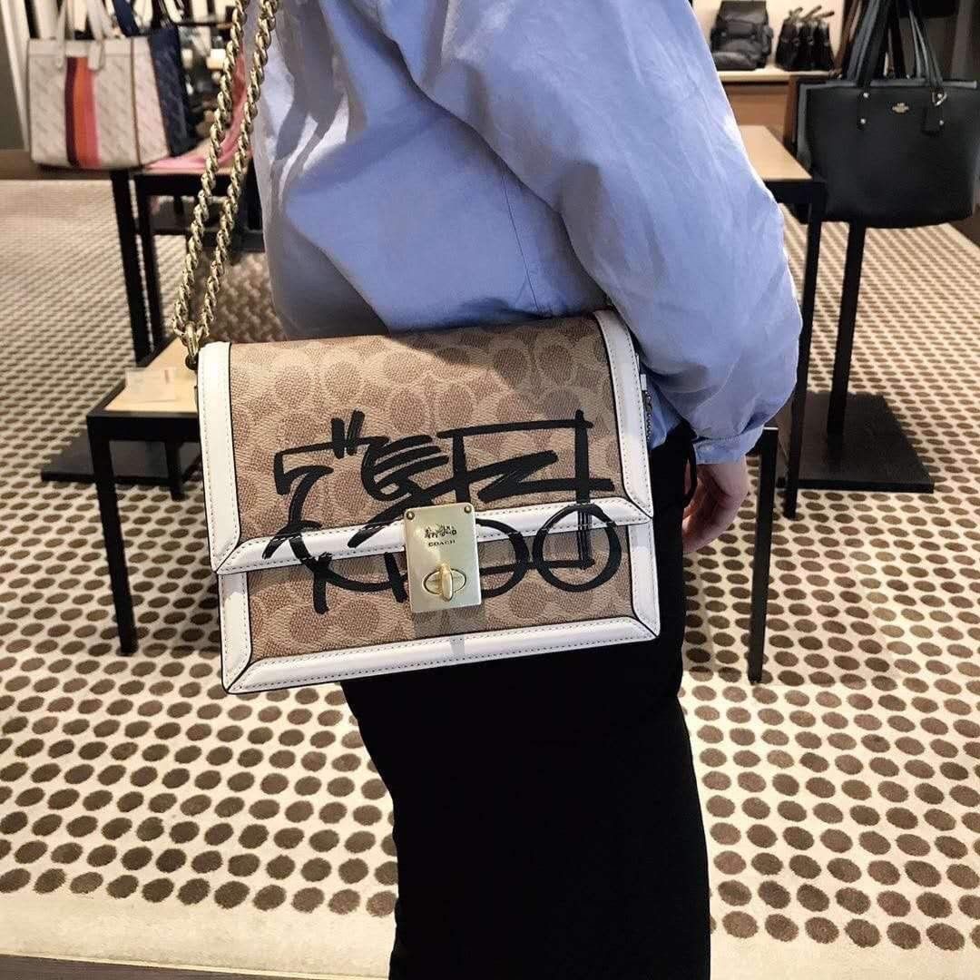 Coach Hutton Shoulder Bag In Signature Canvas, Luxury, Bags & Wallets ...