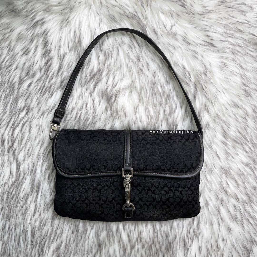 Coach Signature Small Jackie Flap Baguette, Luxury, Bags & Wallets on ...