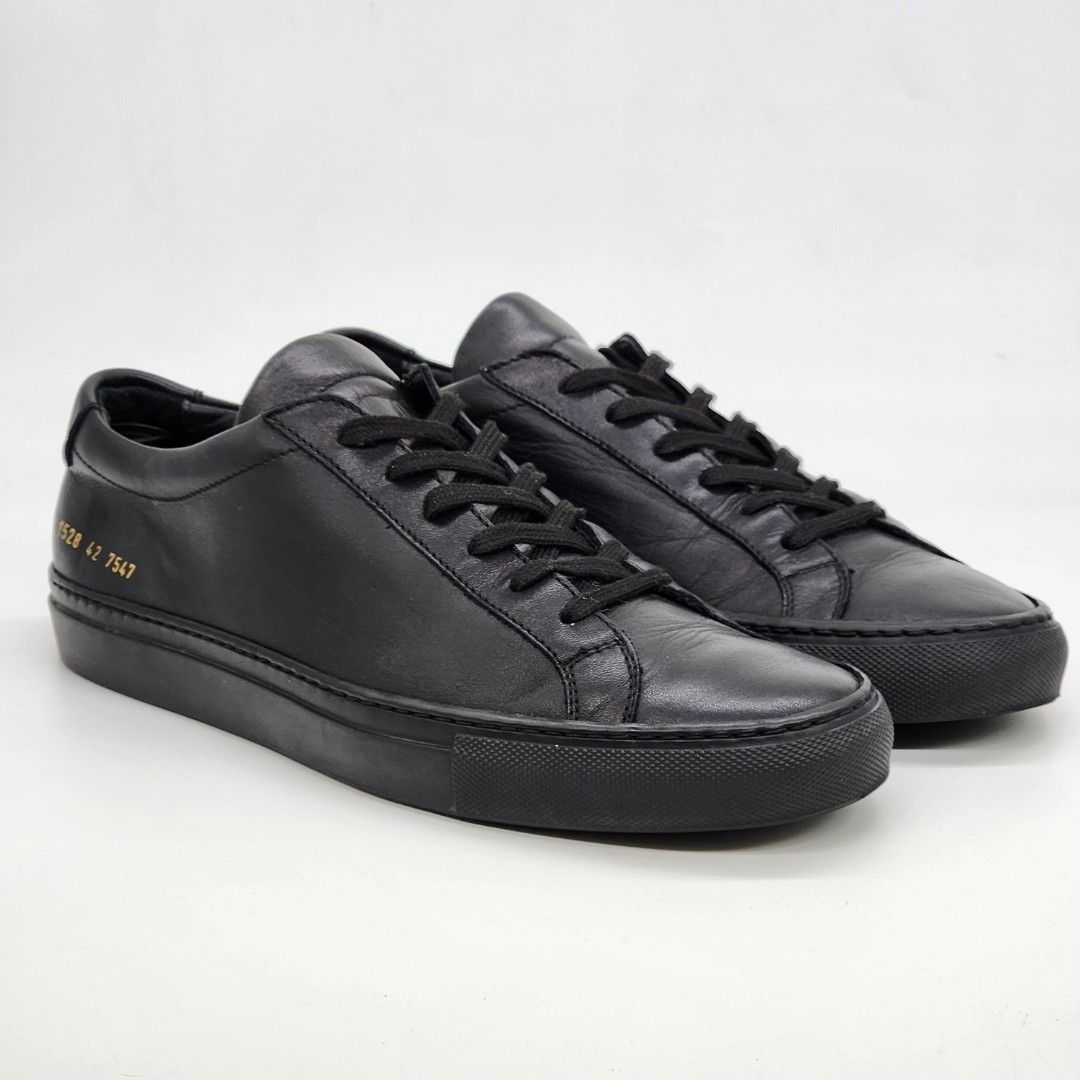 Common Projects - Achilles Low - Black, Luxury, Sneakers & Footwear on ...