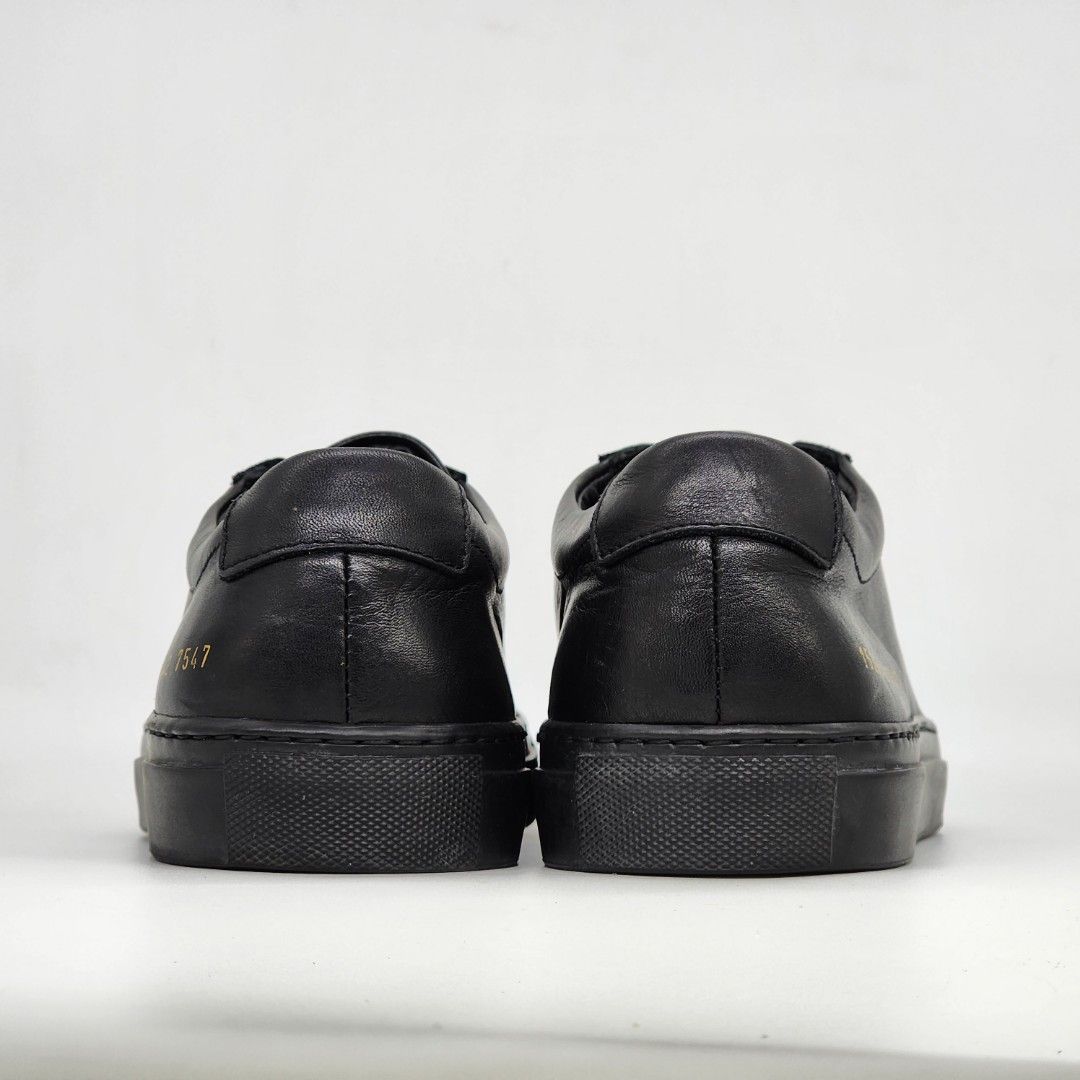Common Projects - Achilles Low - Black, Luxury, Sneakers & Footwear on ...