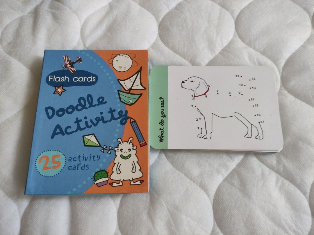 Full set Doodle Activity Flash Cards, Hobbies & Toys, Books & Magazines ...