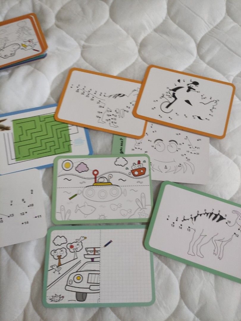 Full set Doodle Activity Flash Cards, Hobbies & Toys, Books & Magazines ...