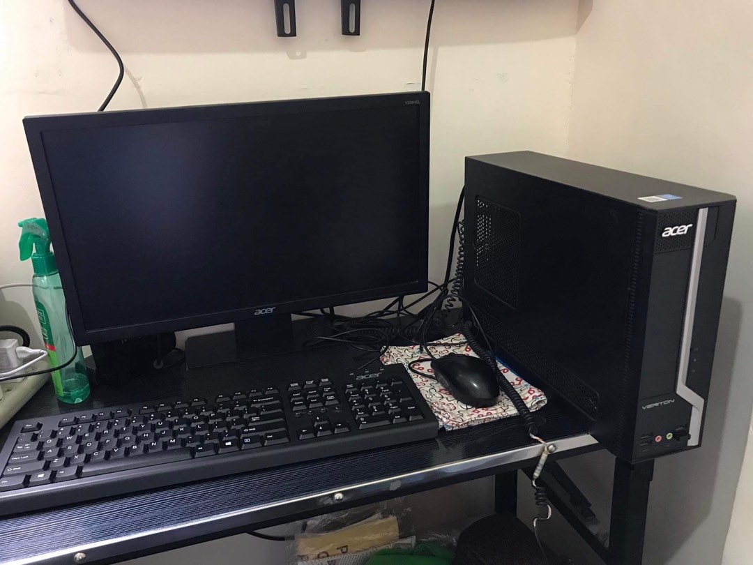 COMPUTER DESKTOP ACER VERITON COMPLETE SET, Computers & Tech, Desktops ...