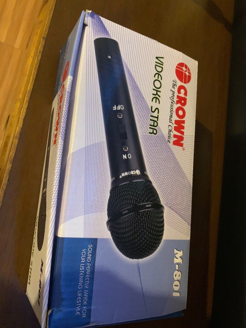 Crown Karaoke Mic on Carousell