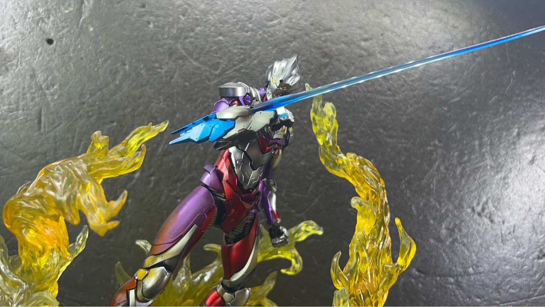 Custom Painted Figure Rise Standard Ultraman Suit Tiga, Hobbies & Toys ...