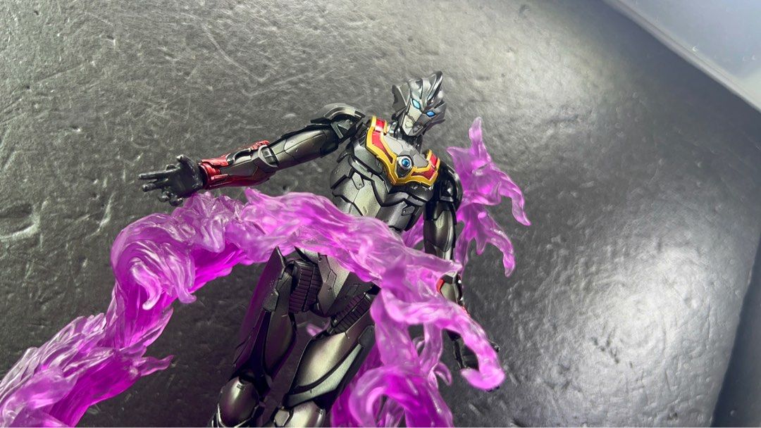 Custom painted Figure Rise Standard Ultraman suit Evil Tiga, Hobbies ...