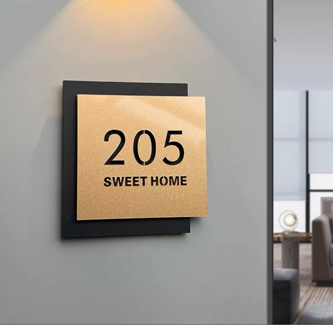Customize House number/ door sign/ door number /street name/ company ...