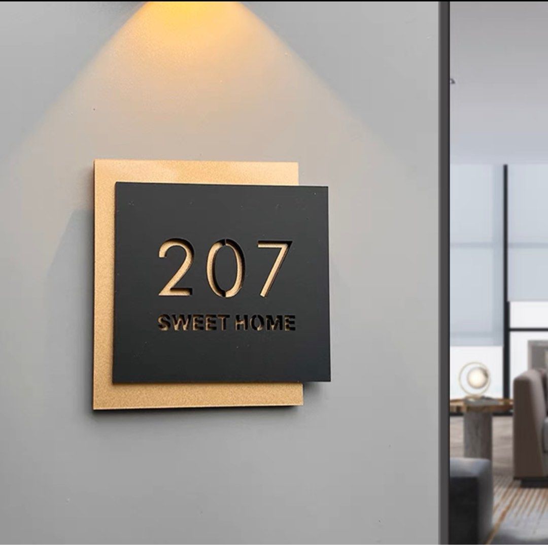 Customize House number/ door sign/ door number /street name/ company ...