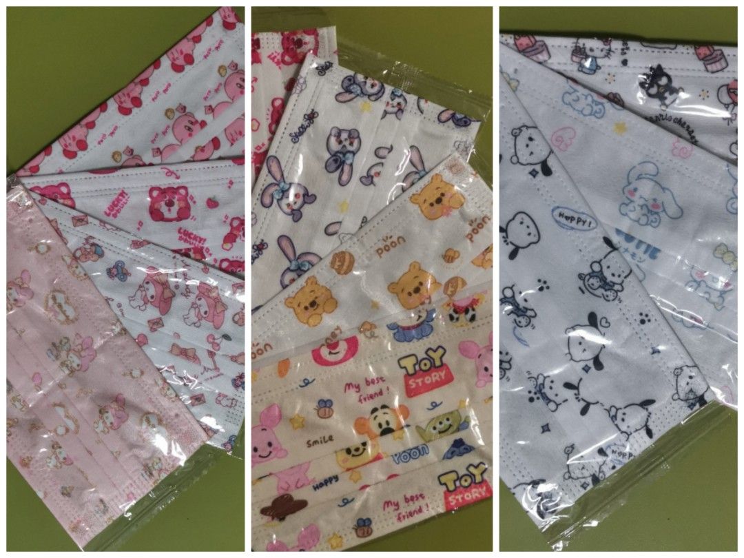 CUTE FACE Mask , Health & Nutrition, Face Masks & Face Shields on Carousell