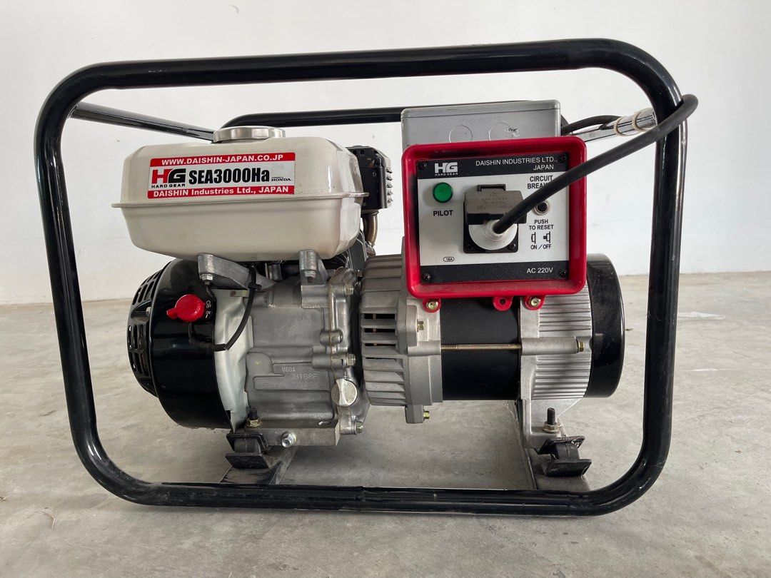 Daishin Honda Gasoline Engine Driven Generator, TV & Home Appliances ...