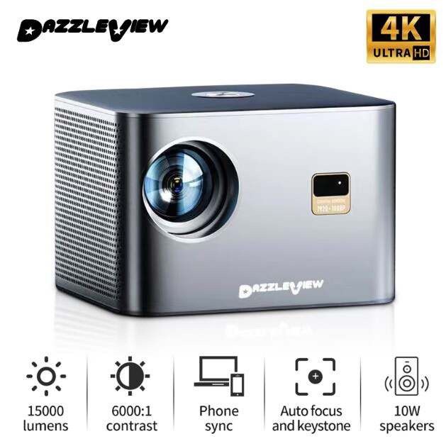 DazzleView projector, 4K Native Full HD 1920*1080p with 15000 lumens ...