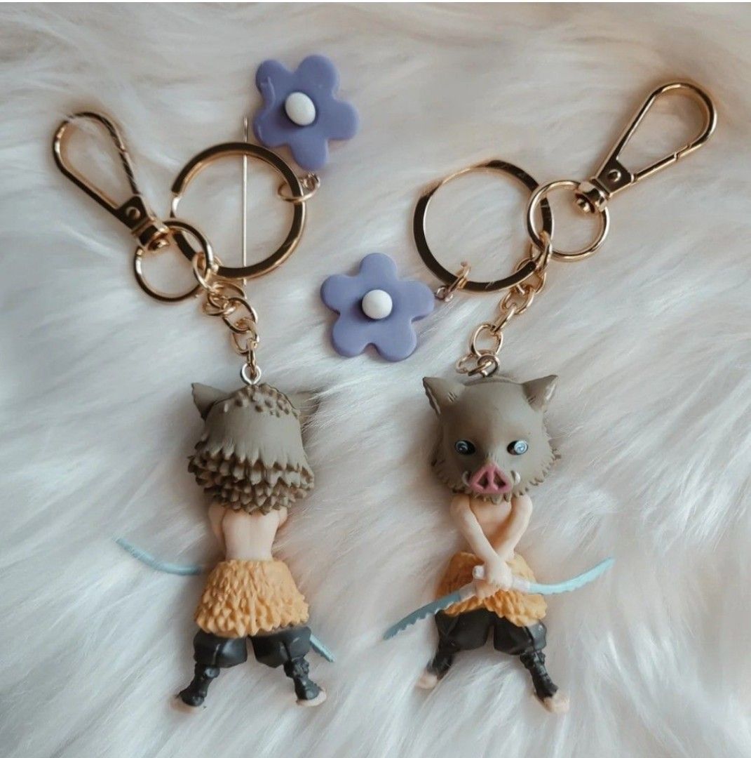 Demon Slayer Inosuke Hashibira Keychain with Standee Figure Anime ...