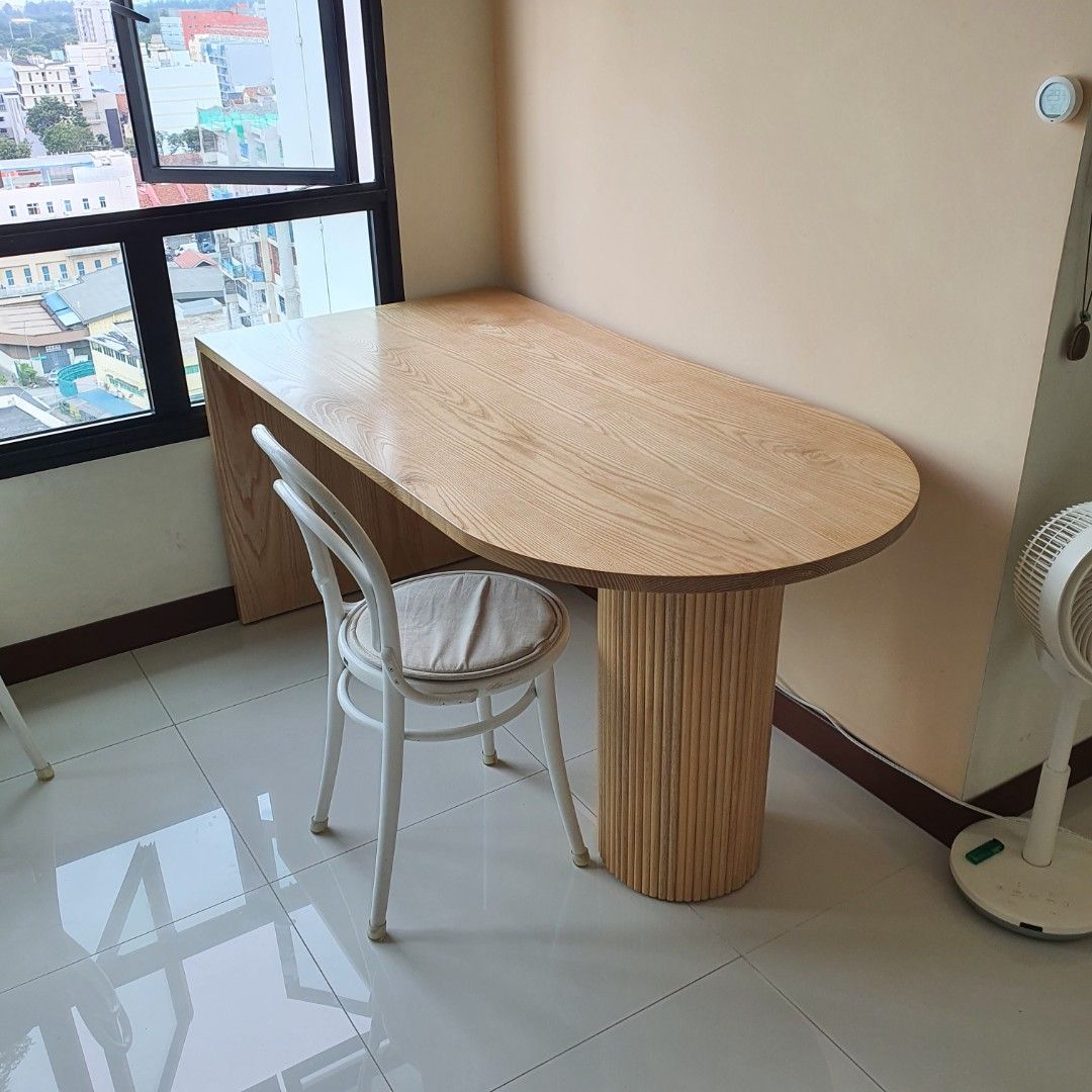 SOLID Ashwood Dining Table, Furniture & Home Living, Furniture, Tables ...