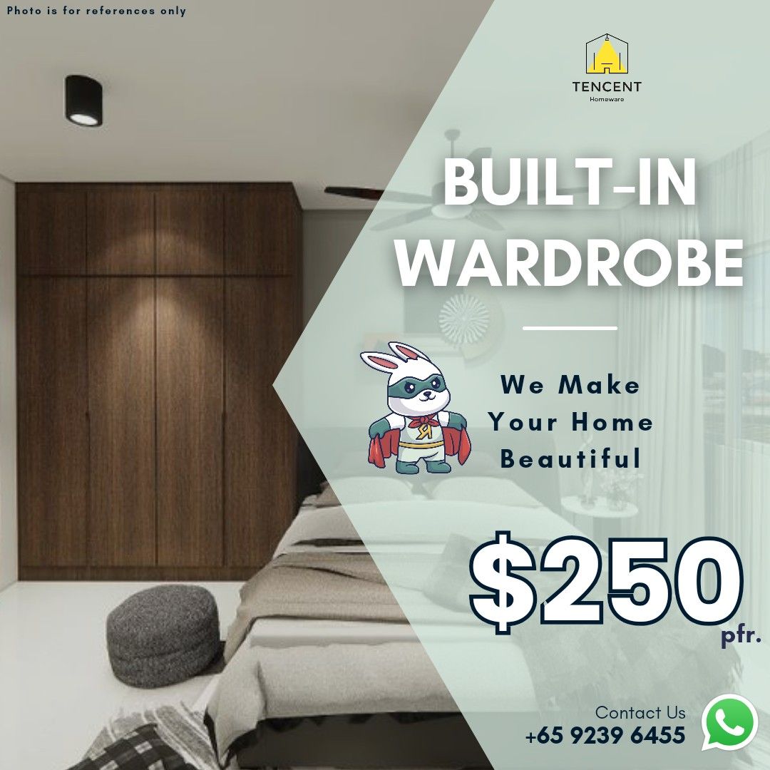 Customized Wardrobe | Casement door Wardrobe| Laminate built in ...