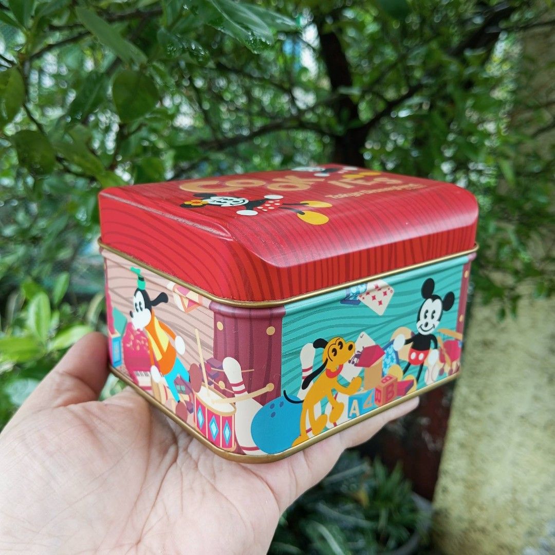 DISNEY Mickey Mouse Tin Can Case, Furniture & Home Living, Home ...