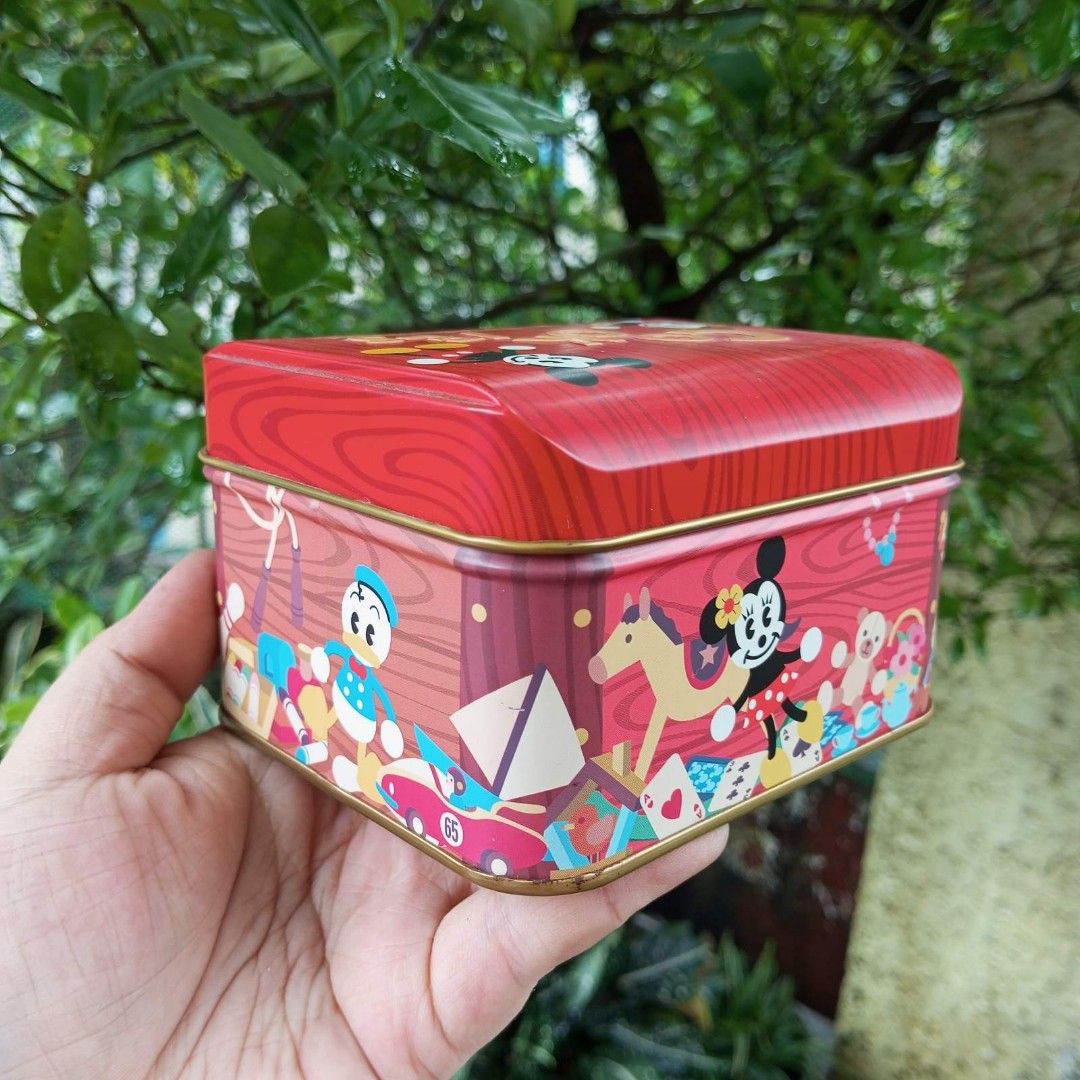 DISNEY Mickey Mouse Tin Can Case, Furniture & Home Living, Home ...