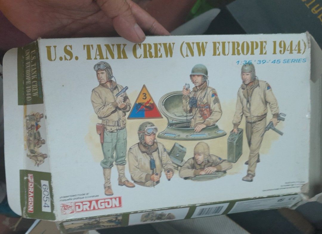 绝版-Dragon Models-威龍-6054-1/35-U.S. Tank Crew -NW Europe 1944-made in HK ...