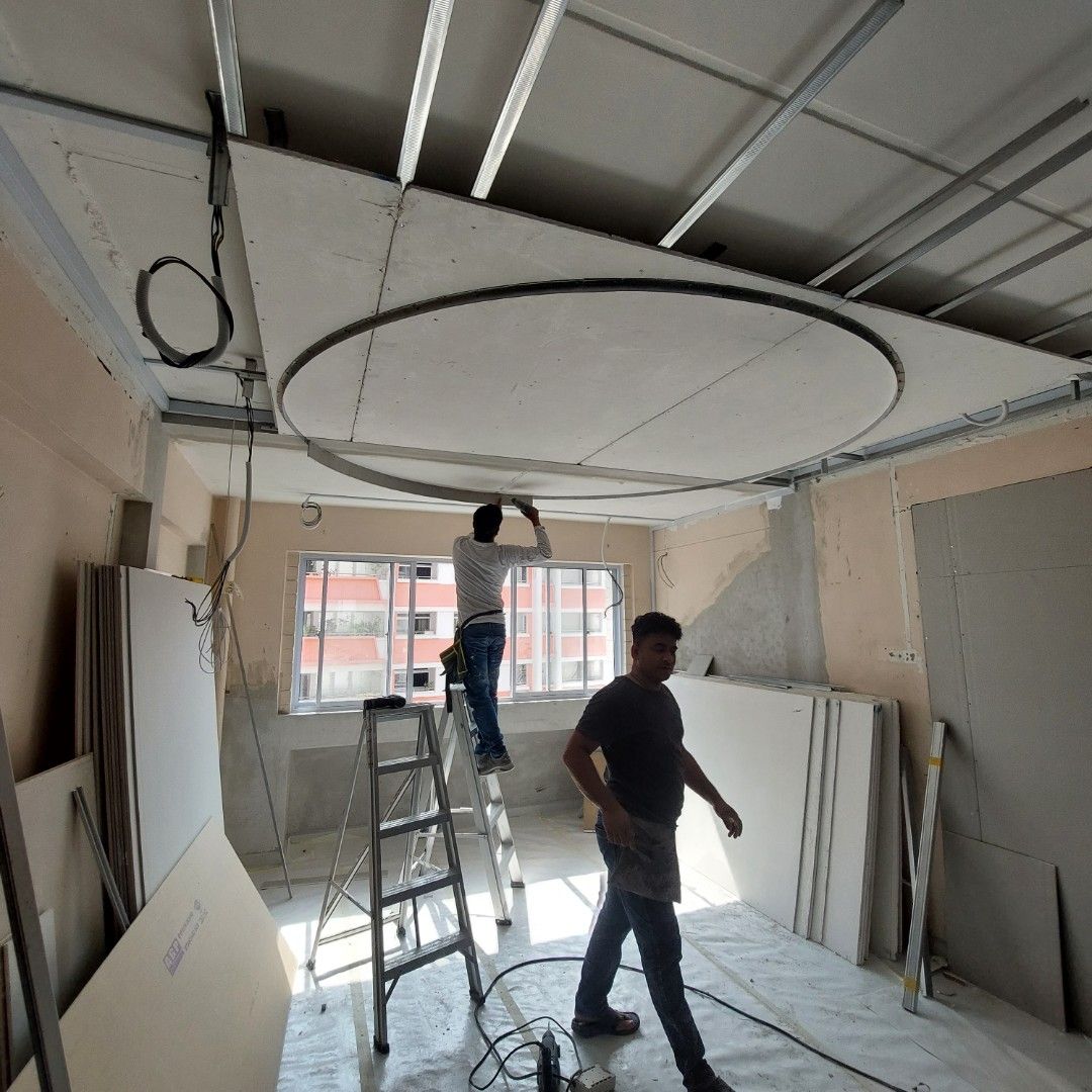 Drywall partition &False ceiling and plaster painting, Home Services ...