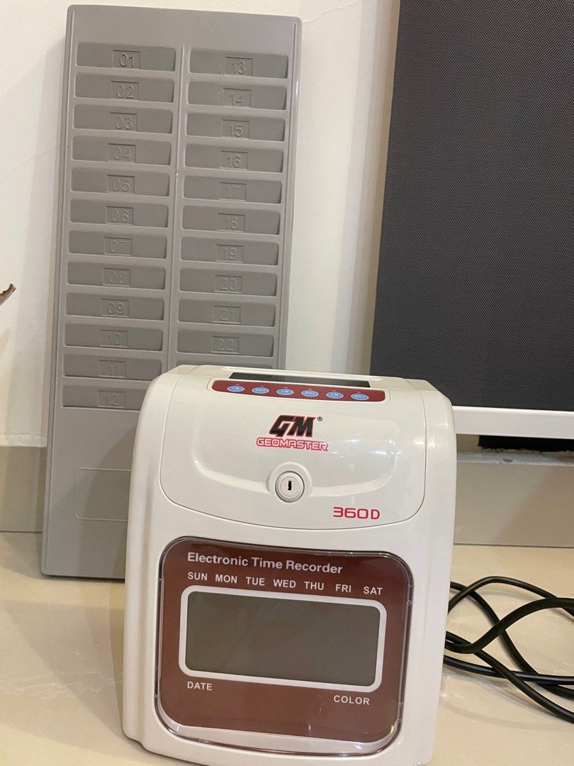 Electronic Time Recorder Machine, TV & Home Appliances, Electrical ...